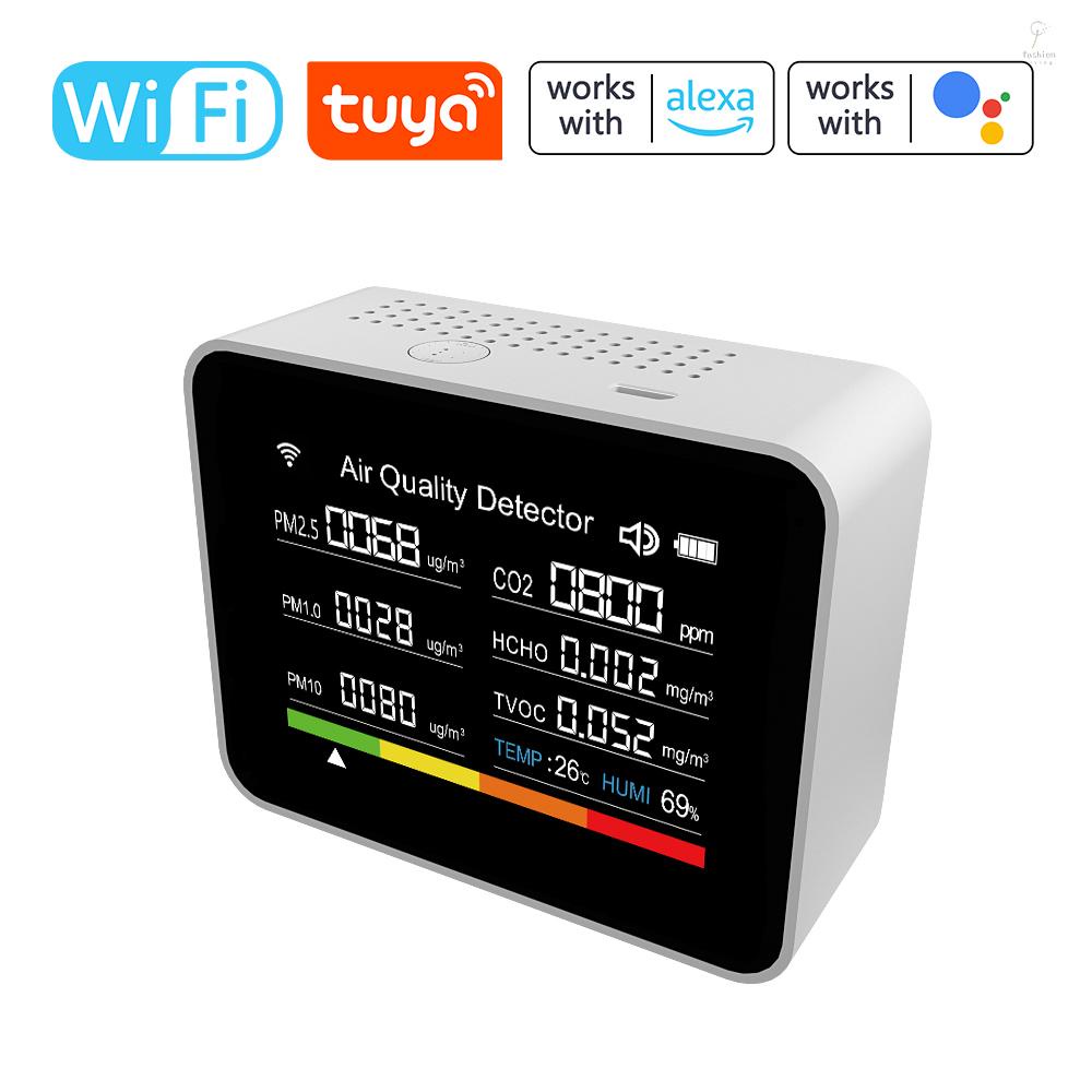 FLP 13 in 1 Tuya WIFI Intelligent Air Quality Monitor Indoor CO2 ...