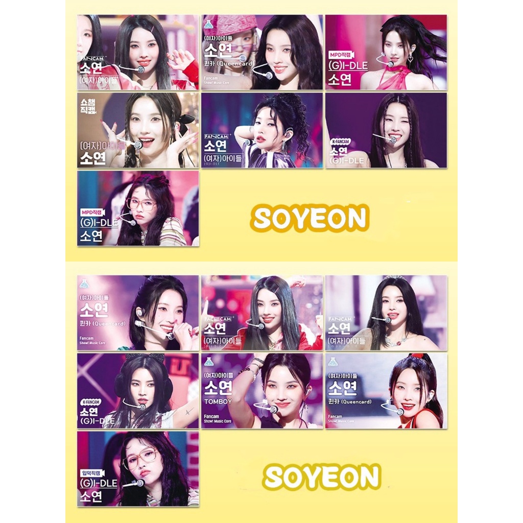 5-7pcs/set (G)I-DLE ID CARDS Photocard GIDLE YUQI MIYEON SHUHUA MINNIE ...