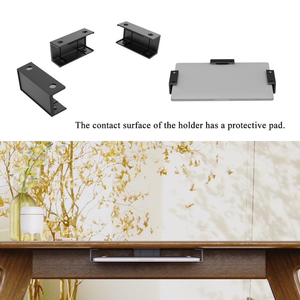 Heavy-duty Laptop Bracket Laptop Storage Bracket Invisible Wall Mount ...