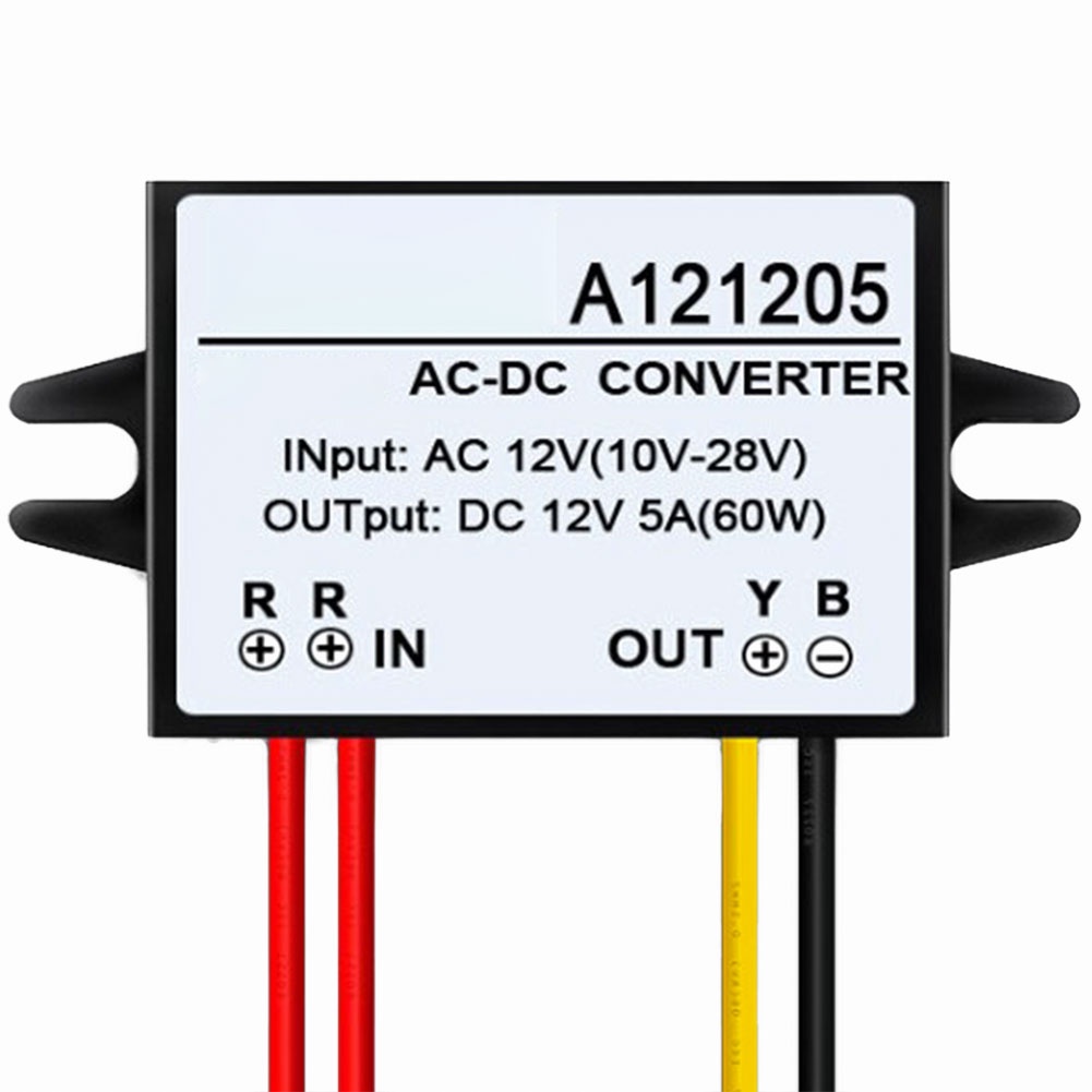 AC-DC 12V to 12V 5A 60W Converter Step-down Regulator Module Buck Power ...
