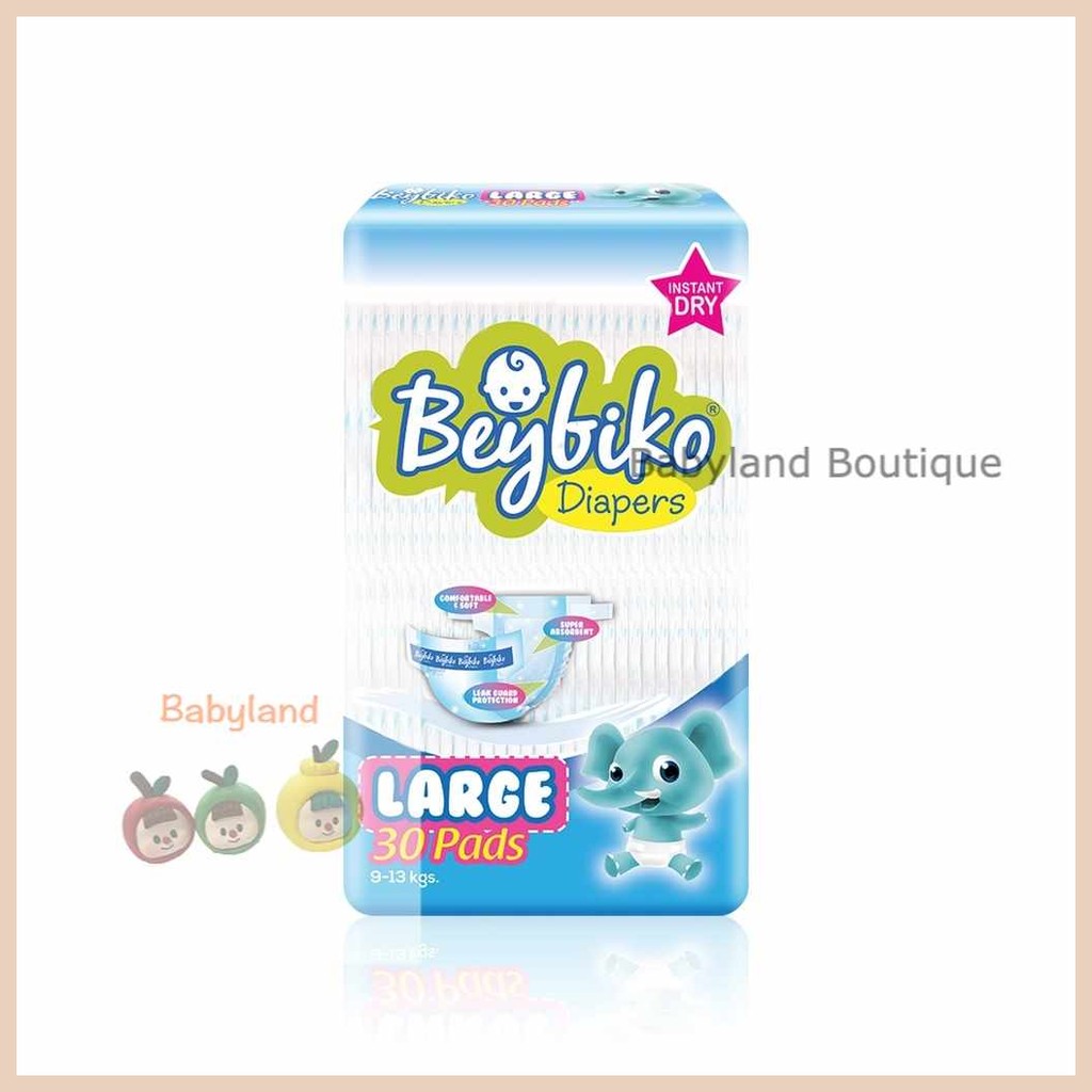 BEYBIKO~w`DIAPER]Jj]LARGE]lp#by]AY#30pcs/Pack | Shopee Philippines