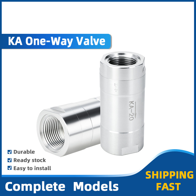 KA series one -way valve Large flow back valve 1/8 1/4 3/8 1/2 3/4 G1 ...
