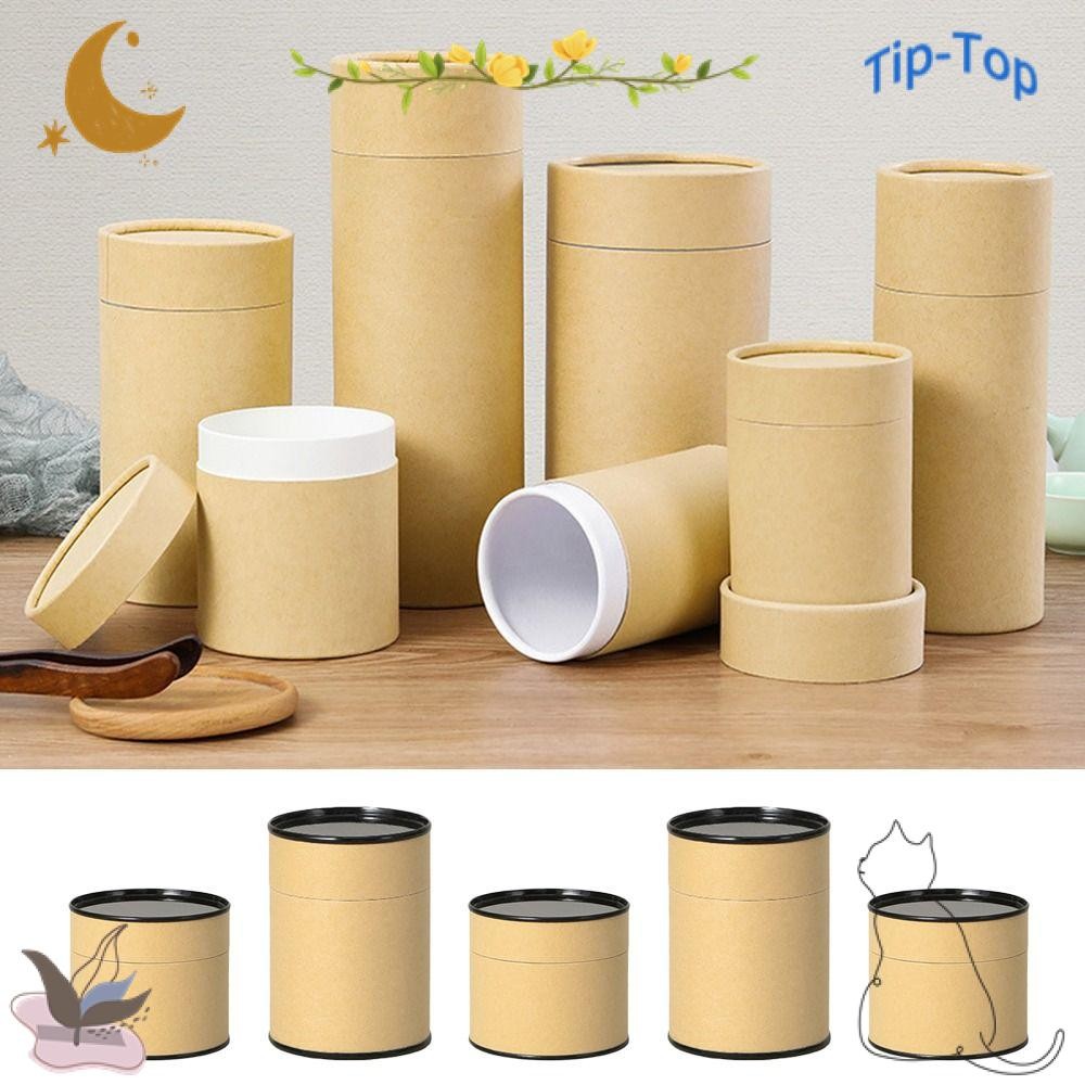 TIP-TOP Packaging Boxes, Cardboard Kraft Paper Round Tube, Fashion ...