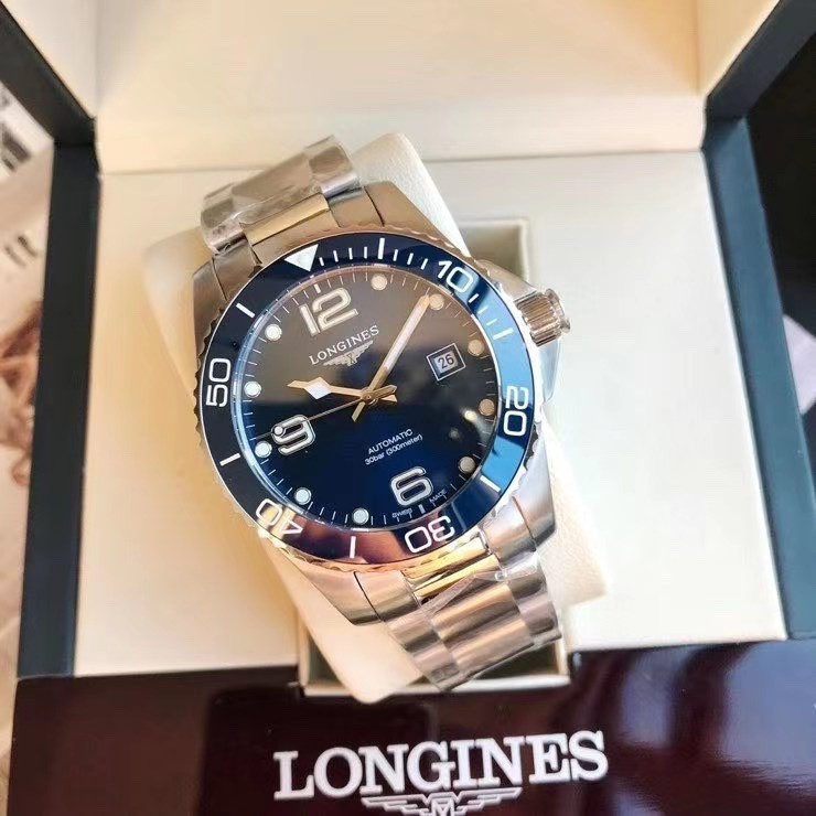 HC Fashion Luxury Automatic Mechanical Watch Hydroconquest Digital Dial ...