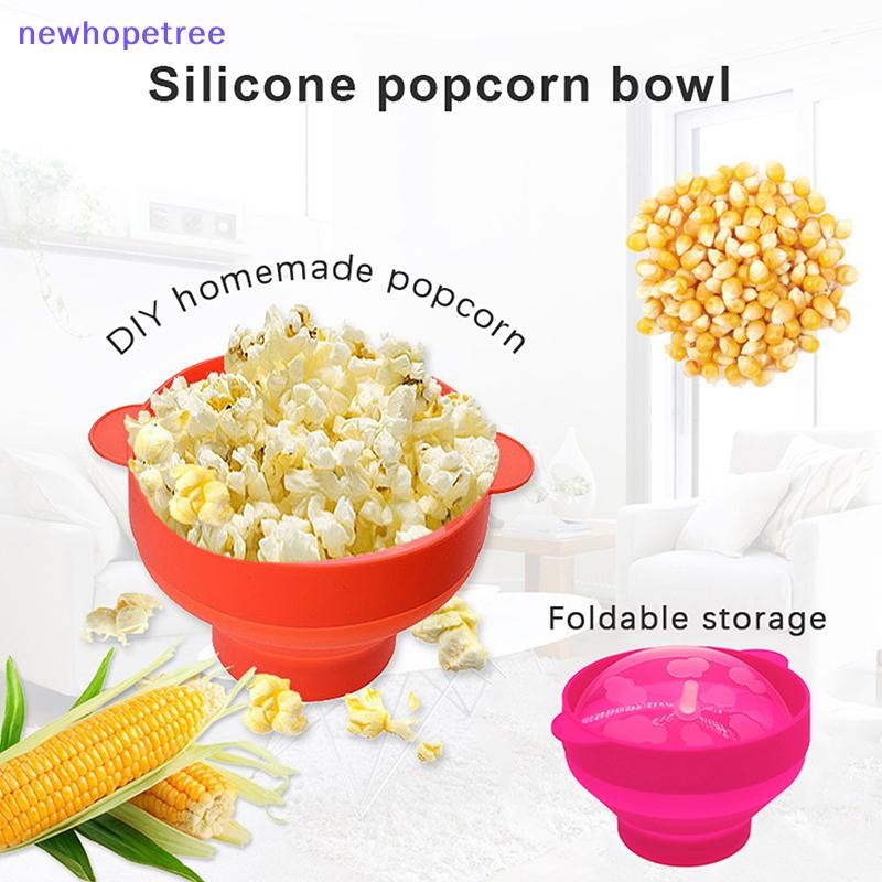 NTPH Kitchen Microwave Popcorn Bowl Bucket Silicone DIY Popcorn Maker ...