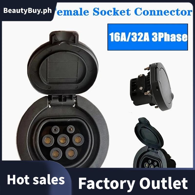 1 PCS EV Charging Socket Outlet Type 2 Socket Connector IEC 62196-2 32A ...