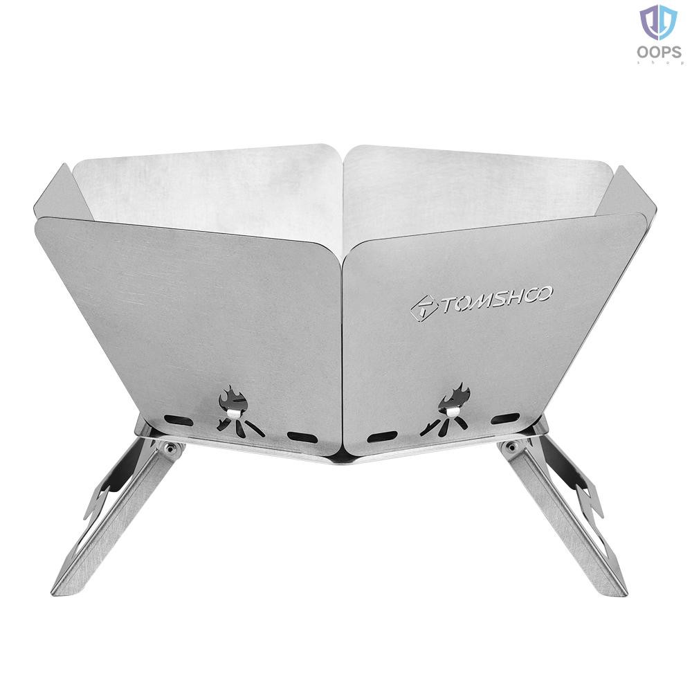 【opph】Portable Fire Pit Camping Brazier Folding Bonfire Stove Outdoor ...