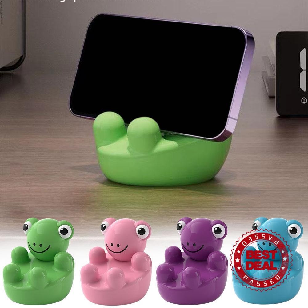 Cute Frog Mobile Phone Stand Lazy Multi-functional Mobile Stand Desktop ...