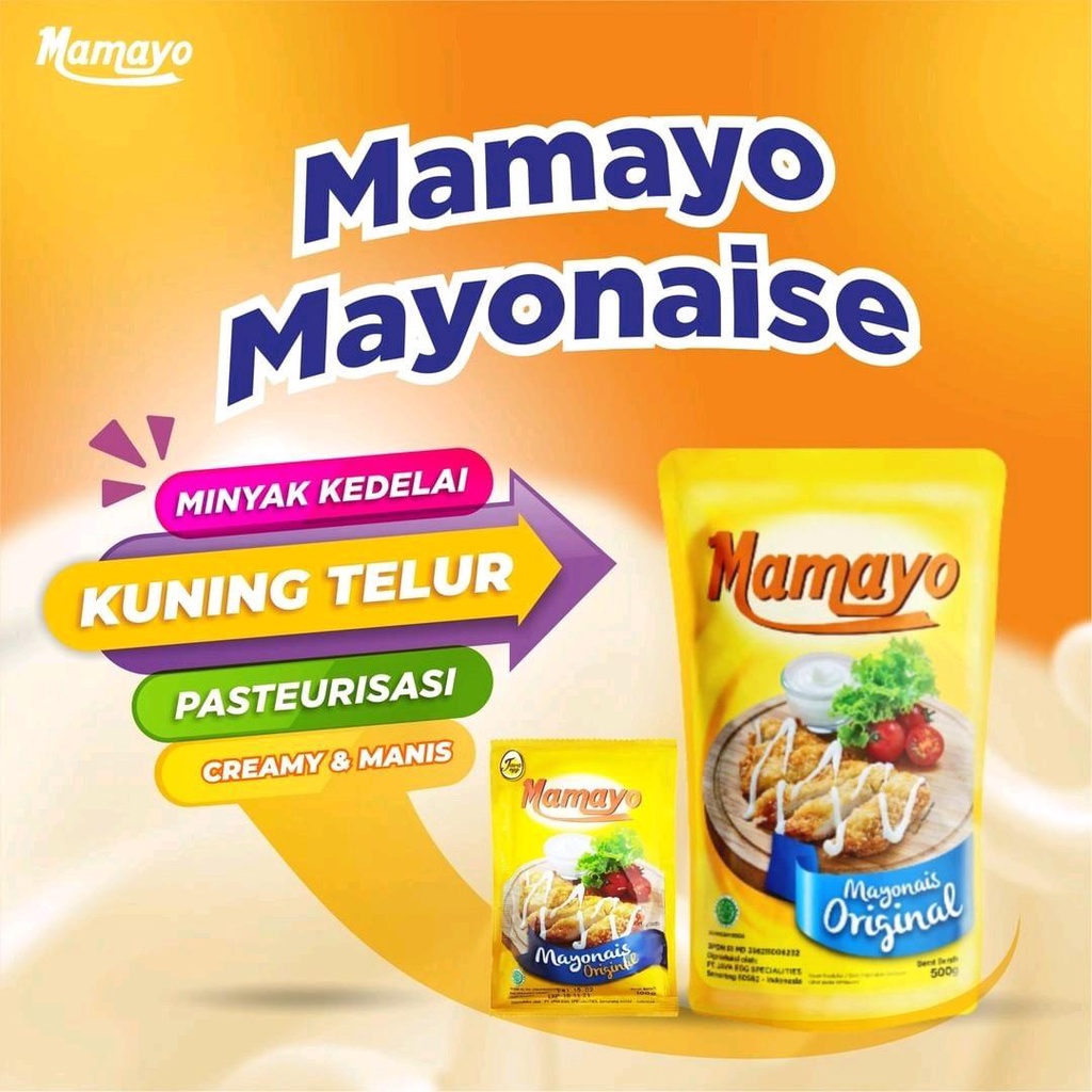 Mamayo Mayonnaise 1 kg Mayonnaise Soy Oil and Egg Yolk Mayonnaise Low ...