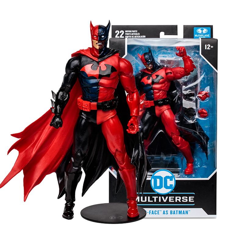 Mcfarlane Double-faced Batman Cloak Battle 23cm Movable Figure | Shopee ...