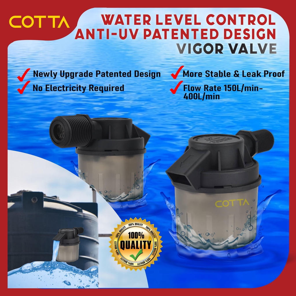 COTTA Vigor Valve Side Inlet Valve Water Tank Float Valve Water Valve ...