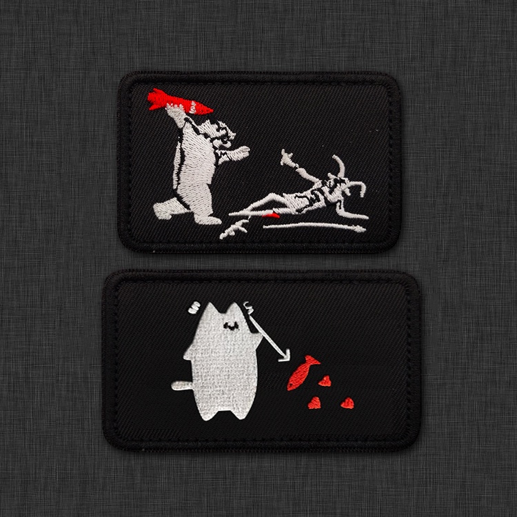 【Customized 】 Blackbeard Edward Flag DIY Little Cat Harpoon Fish Barb ...