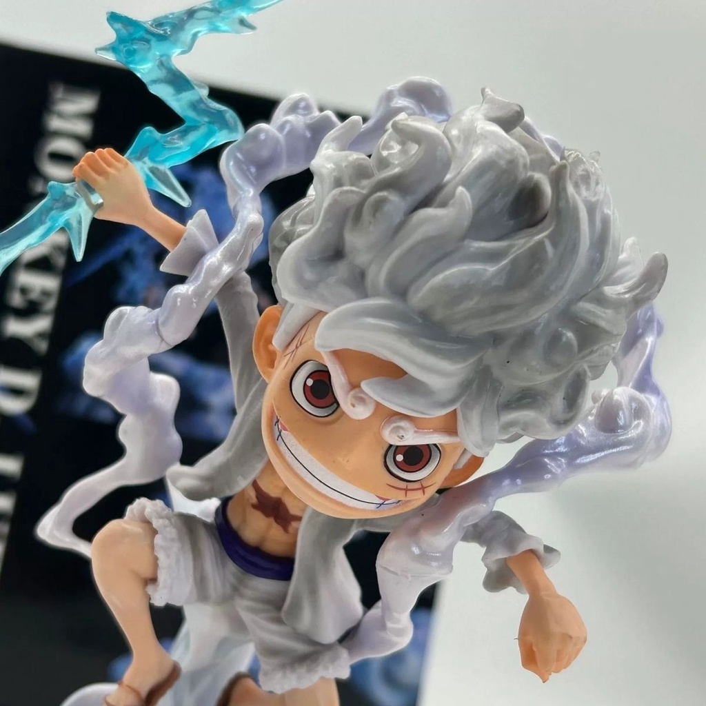 New One Piece Figurines GK Luffy Gear 5 Figure Sun God Nika Luffy ...