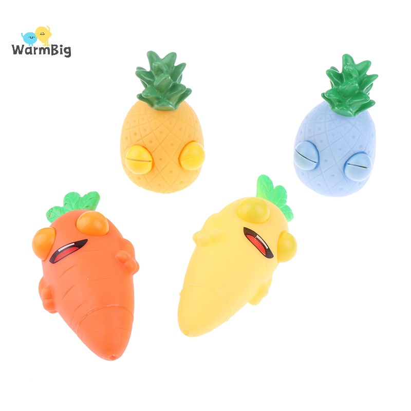 (warmbig) Eye Popping Toy Carrot De-Compression Toys Stretchy Cute Soft ...