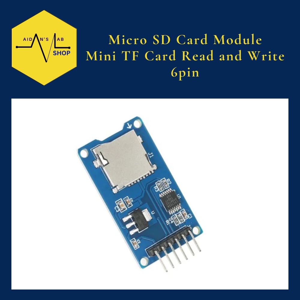 MicroSD | Micro SD Card Module | Aidans Lab | Shopee Philippines