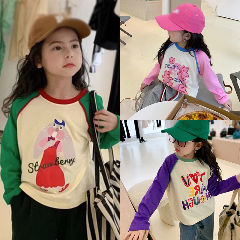 Girls' tops and T-shirts Cartoon design Color combination Trend Design ...
