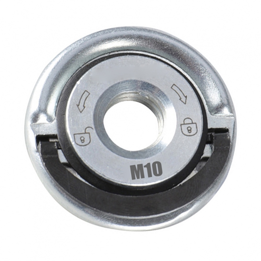 M10 Quick Release Self-Locking Grinder Pressing Plate Flange Nut Power ...