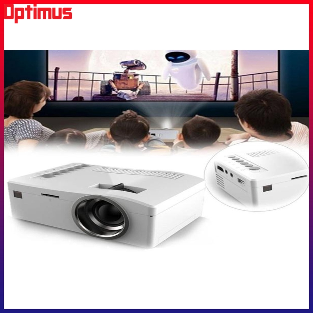 Optimus Depot 400 Lumens Handheld LED Projector - White | Shopee ...