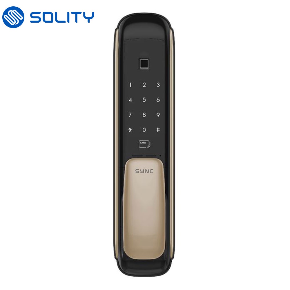 SYNC SP-1000B Push Pull Digital Door Lock Smart Gate Household Security ...