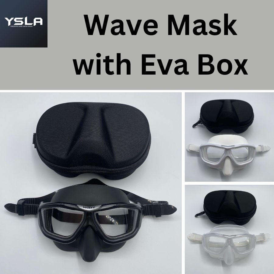 Wave Polycarbonate Lens Low Volume Anti-Fog Silicone Diving Mask with ...