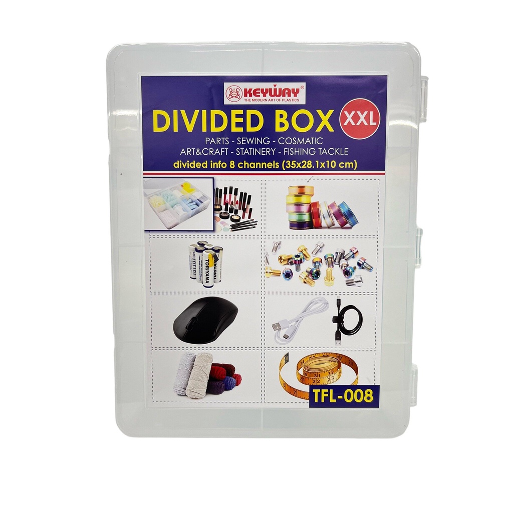 Storage Box Multipurpose For 8 Devices KEYWAY Brand Model TFL-008 Size ...