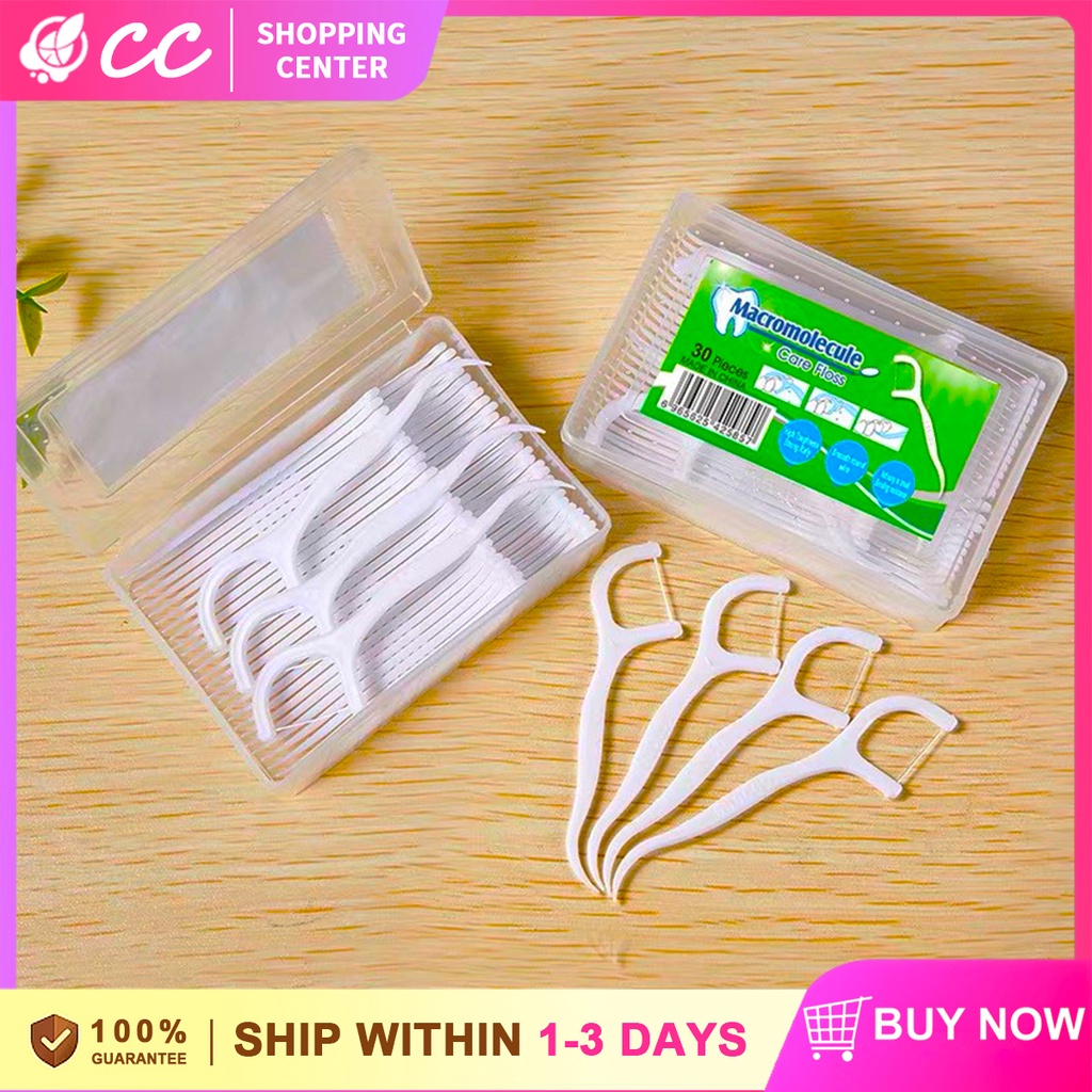 50Pcs Per Pack Dental Floss Floss Pick Polymer Dental Floss Teeth Stick ...