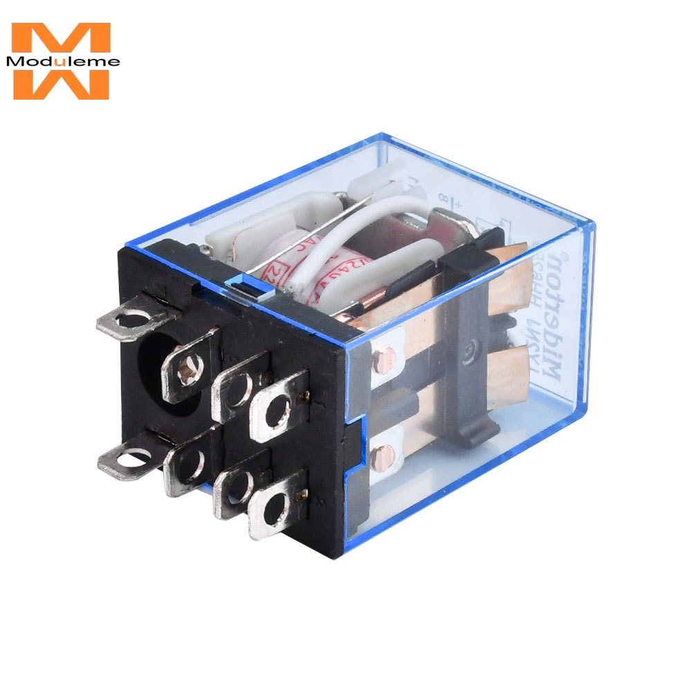 Electromagnetic Power Relay 220V AC Relay Coil 8 Pins 10A LY2NJ ...