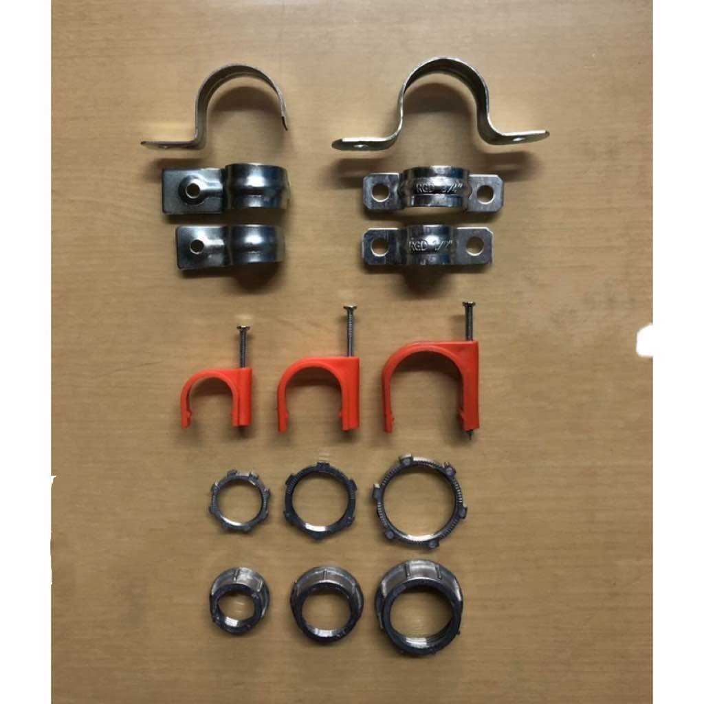 1HOLE 2 HOLE 1/2 3/4 1 HEAVY DUTY FIRE RETARDANT RSC IMC PVC & METAL ...