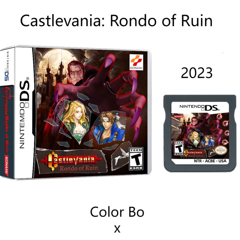 NDS Game Card Castlevania Rondo of Ruin Game Card Box Version of ...