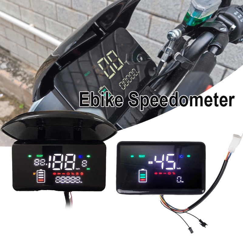 Universal LCD Digital Speedometer Display Panel With Windshield For ...