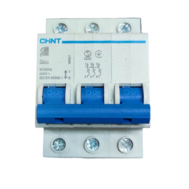 CHINT 32A 3Pole Miniature Circuit Breaker 4.5 KAIC 220V (DIN Rail Type ...