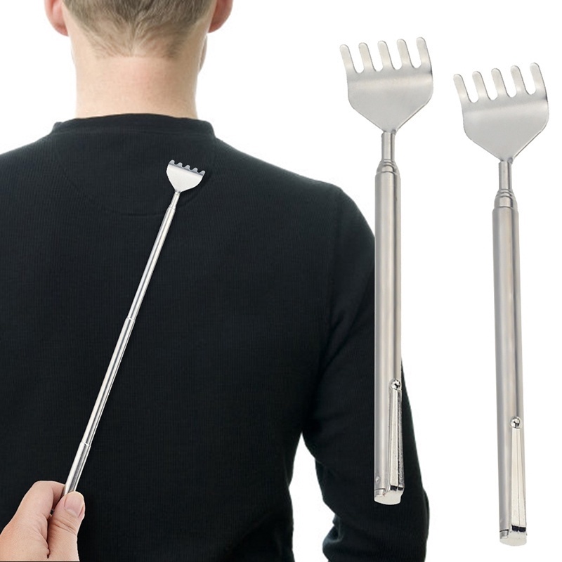 Adjustable Back Tickler Tools Stainless Steel Telescopic Scratcher ...