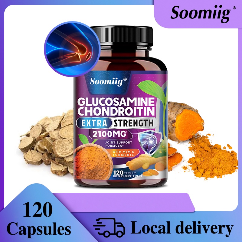 Soomiig Glucosamine Chondroitin MSM Turmeric - Joint Comfort and ...