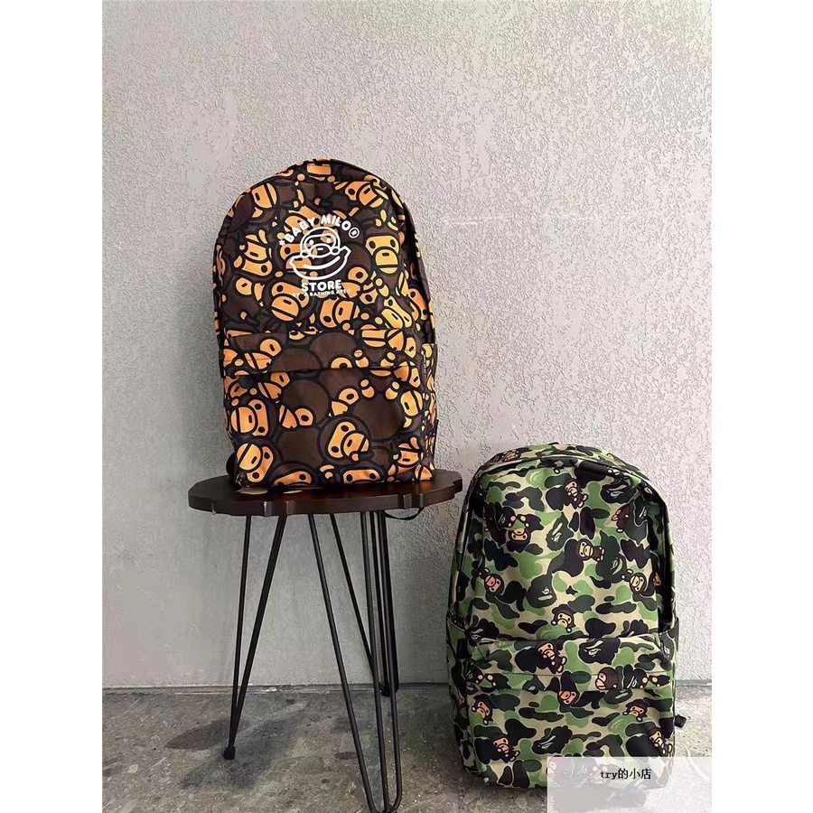 Ready Stock BAPE BABY MILO Classic Blue Green Camouflage Little Monkey ...