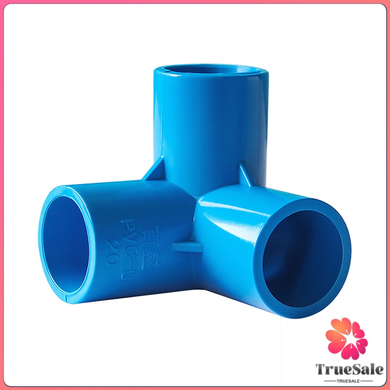 TRUESALE PVC Pipe Connector 3/4" 1/2" 1" Water Line 3-Way Tee 4-Way Tee ...