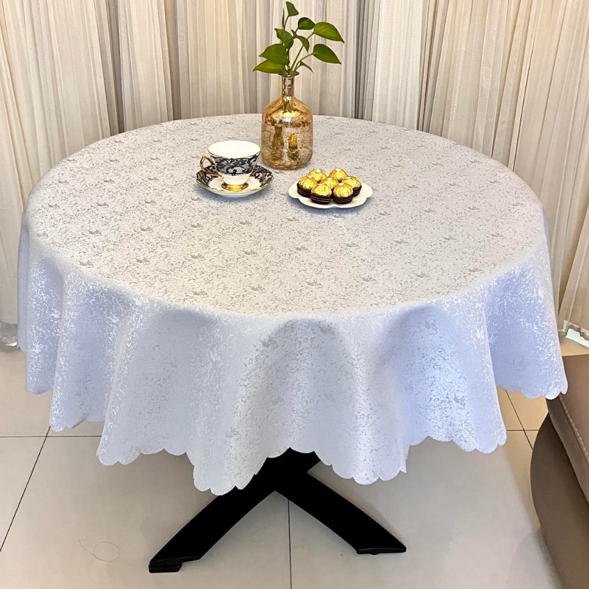 Round Table Cloth 4,6,8 seater Table Cover 8seater Wedding Round Table ...