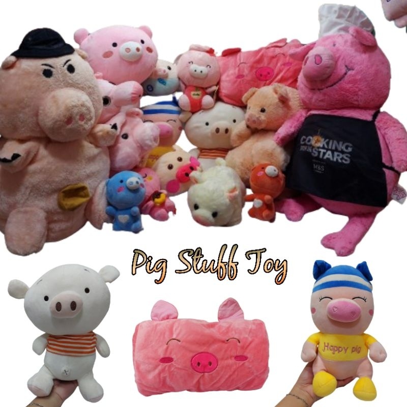 Pig / Piglet / Piggy Soft Doll Animal Stuffed Toy / Plush Toy | Shopee ...