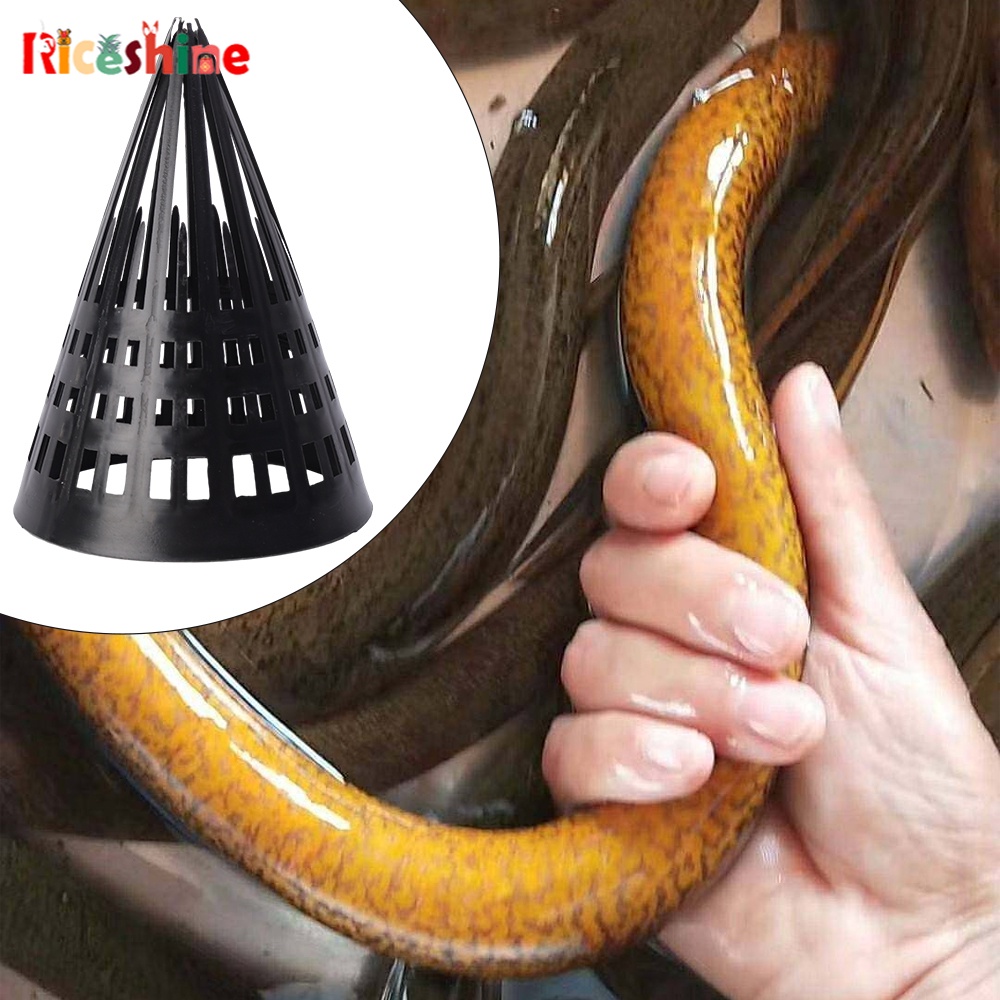 Creative Plastic Conical Entrance Eel Loach Crab Trap Catcher Fish Cage ...
