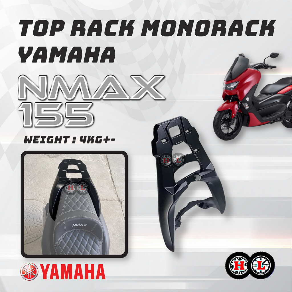 HEAVY DUTY TOP RACK BOX YAMAHA NMAX155 -Bracket Top Box YAMAHA NMAX155 ...