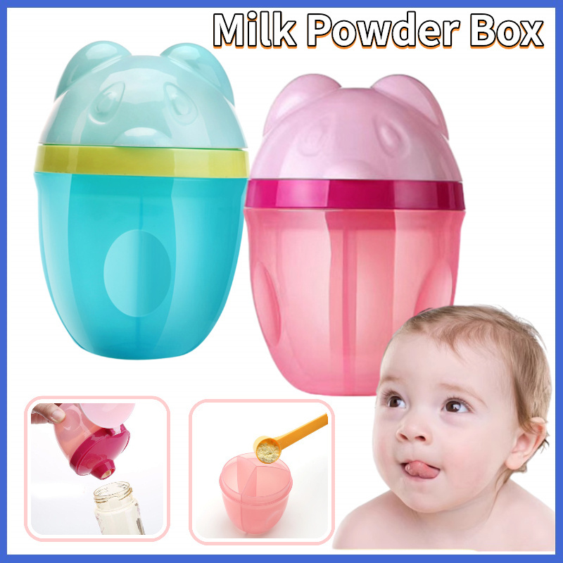 Cartoon Milk Powder Box Baby Large Capacity Rotating Three Layer Milk ...