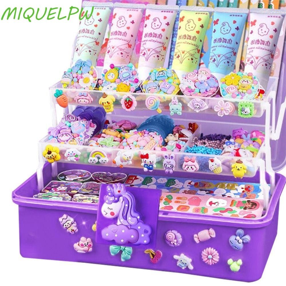 MIQUELPW Cream Guka Sticker Set, Children's Toy Cute Cream Goo Card Set ...