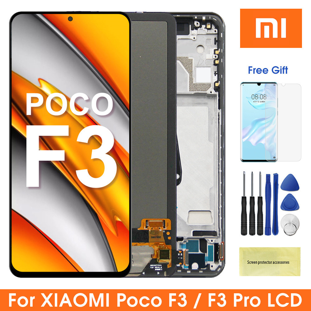 6.67" Super AMOLED Poco F3 Display Screen, for Xiaomi Poco F3 M2012K11AG Lcd Display Digital ...