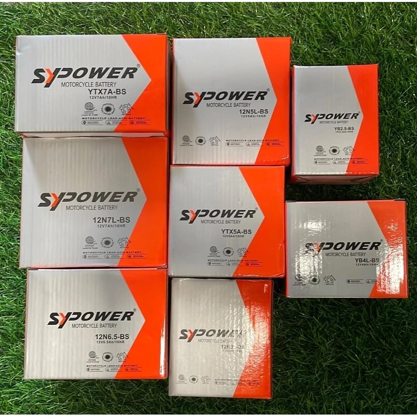 Sypower Battery Original 2.5L / 3L / 4L / 5L / 7L / 9L For Motorcycle ...