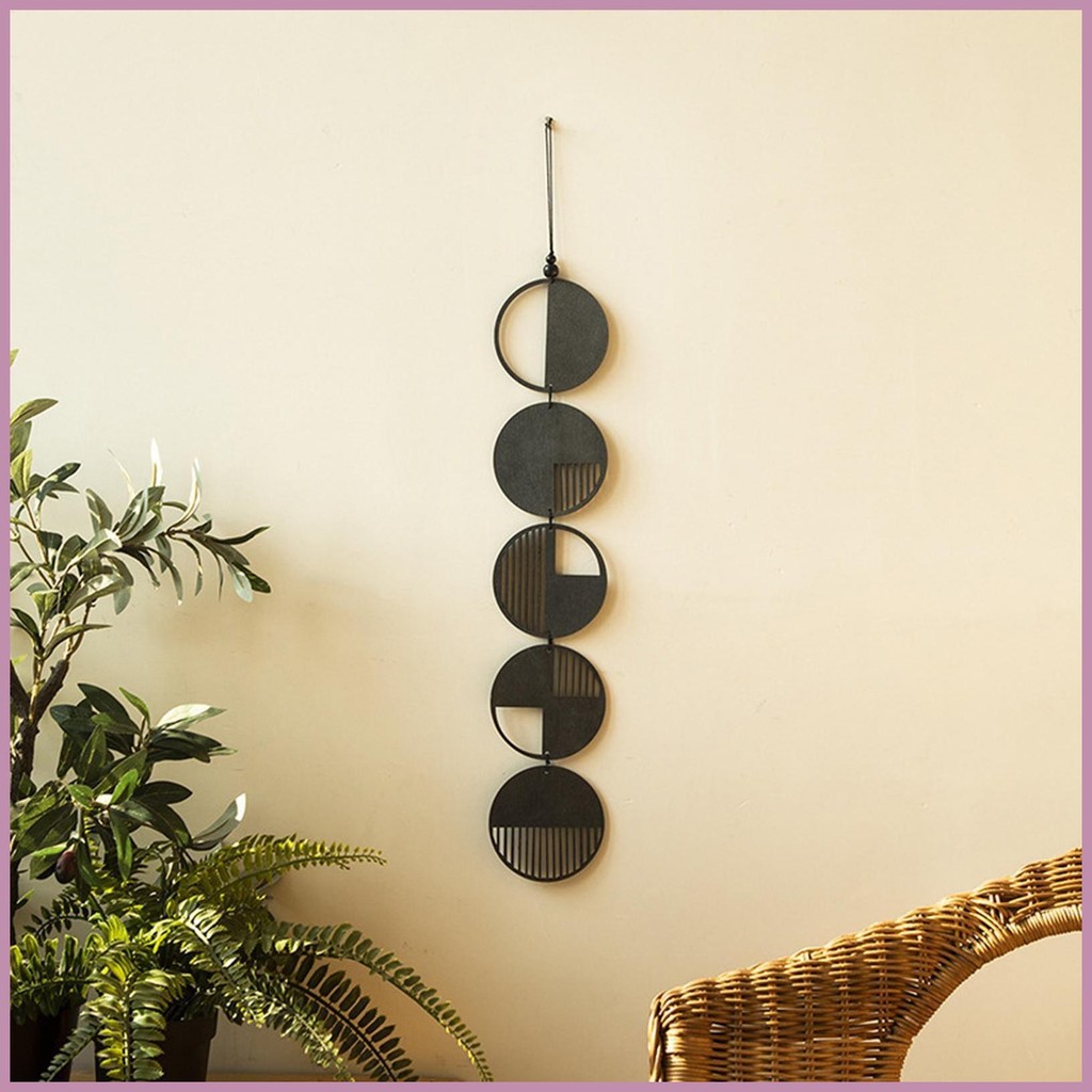 Moon Phase Wall Art Bohemian Moon Decorations Decorative Geometric ...
