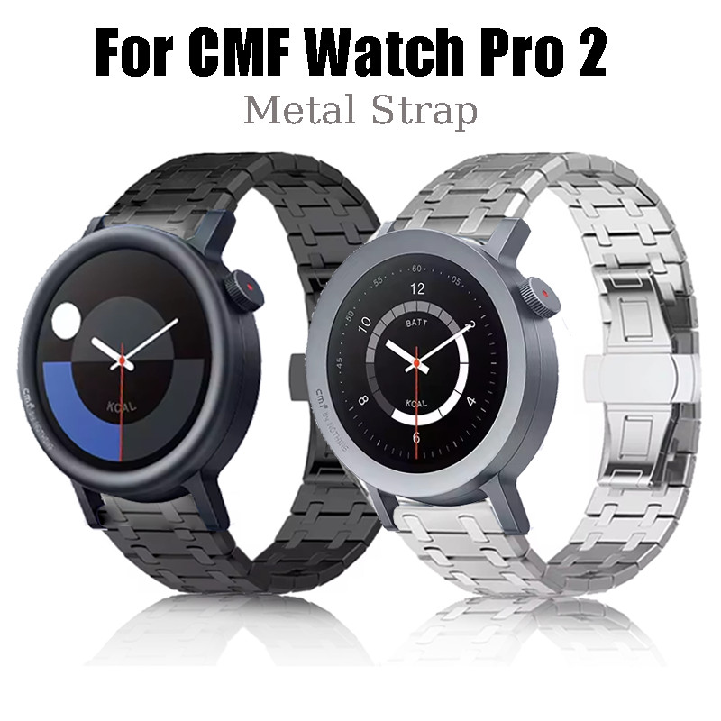 Stainless Steel Band For CMF Watch Pro 2 Luxury Metal Strap For CMF No ...