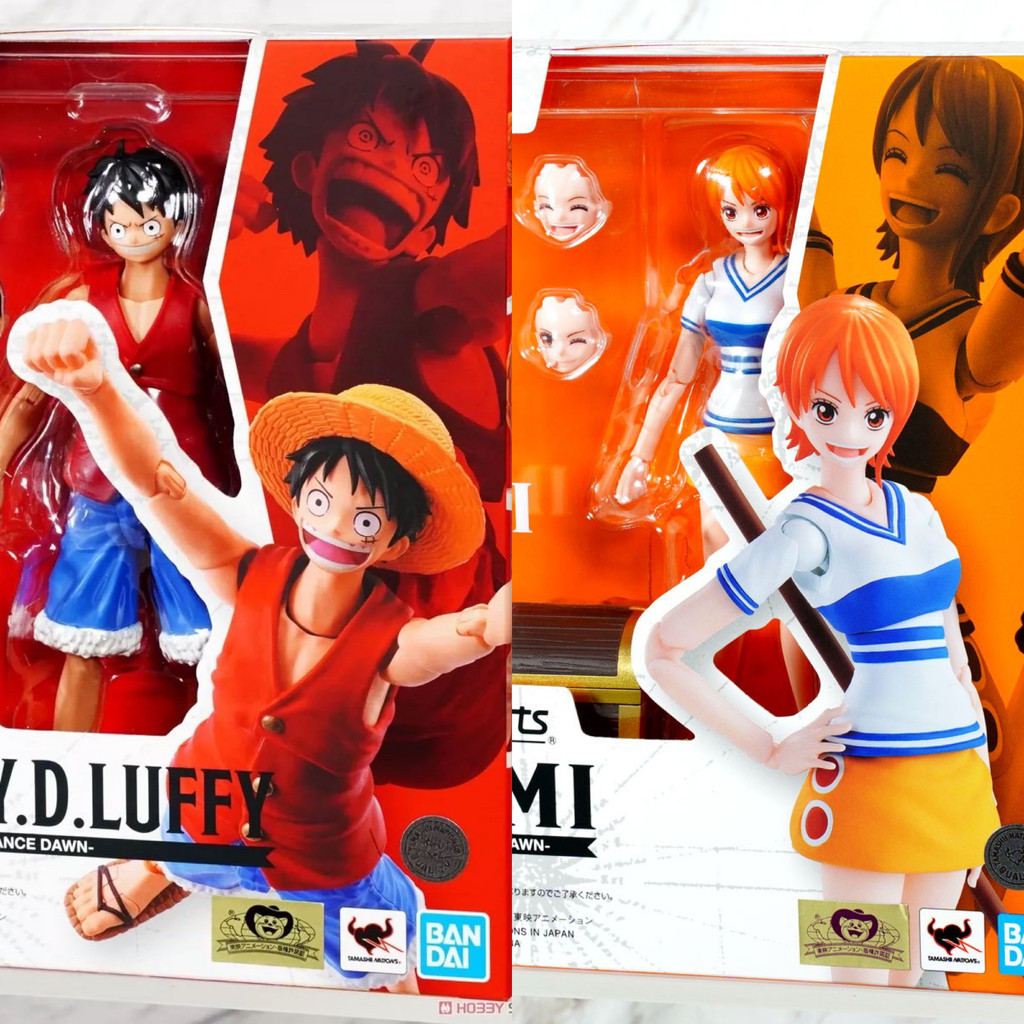 Bandai SHF One Piece One Piece wcf Monkey D Luffy Nami Adventure Dawn ...