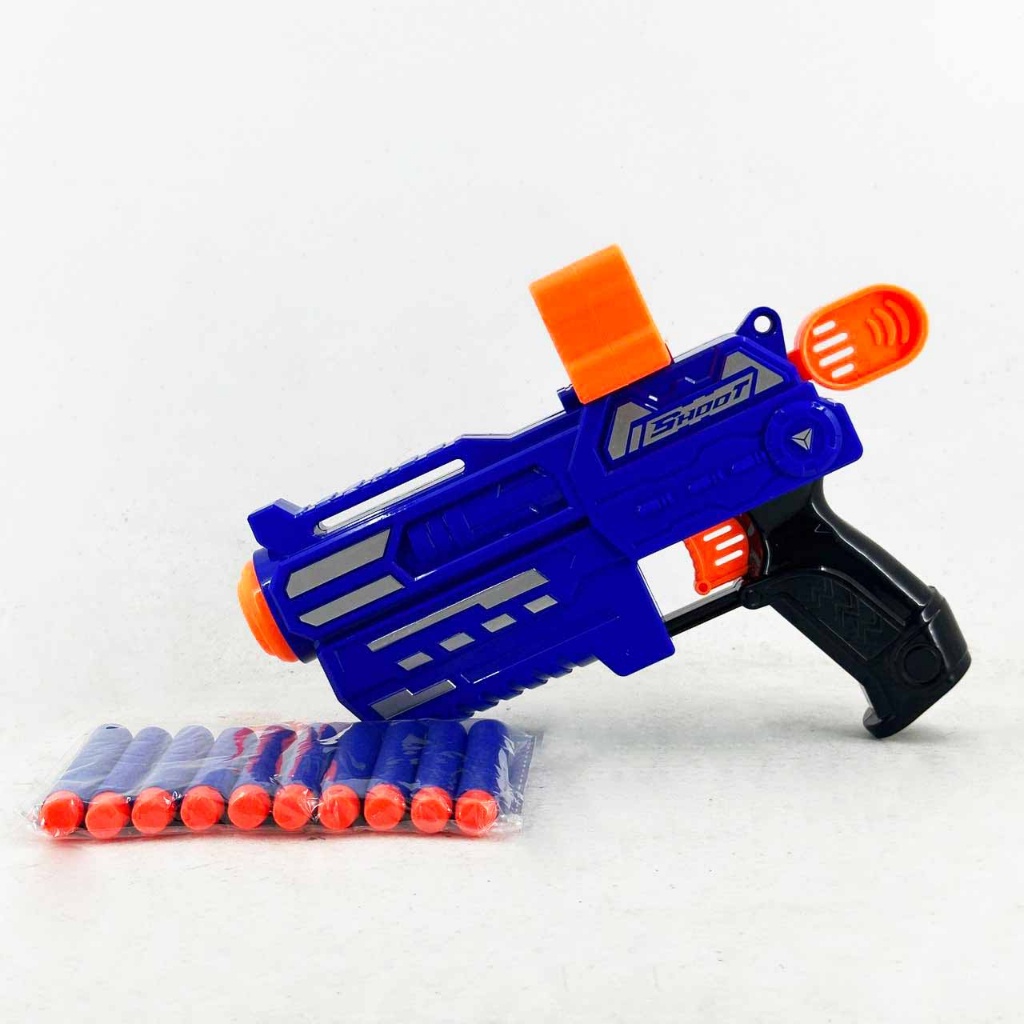 Lucky Soft Bullet Launcher Pull back Trigger Toys for Kids Best Quality ...