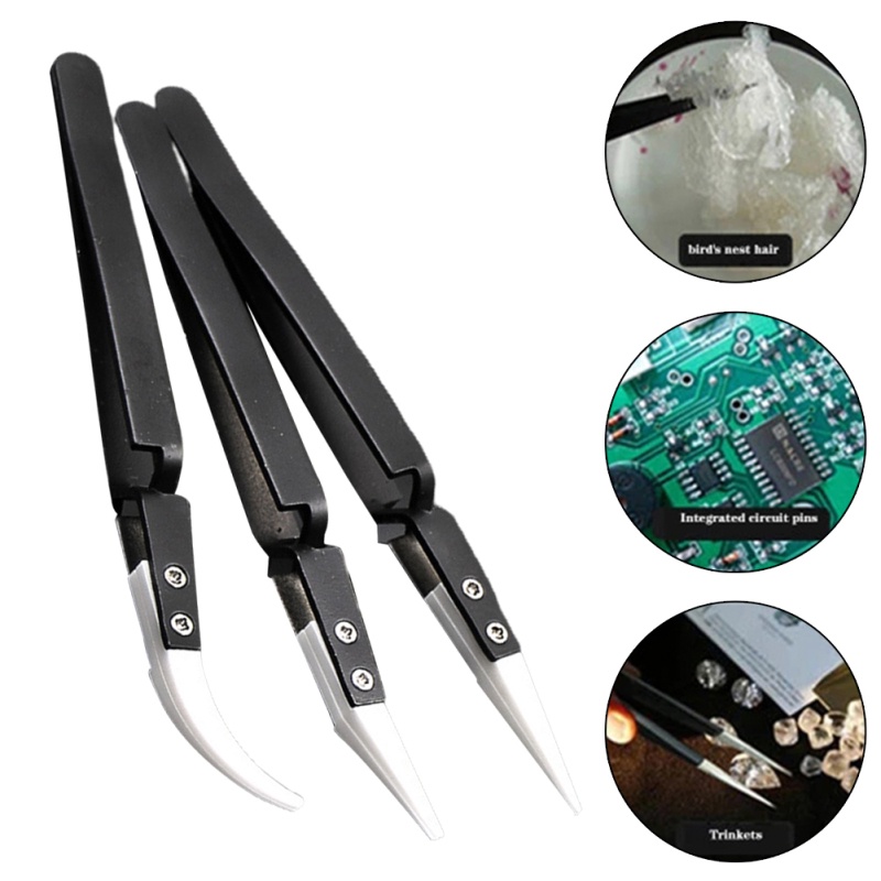 Anti-static Ceramic Tweezers High temperature resistant corrosion ...