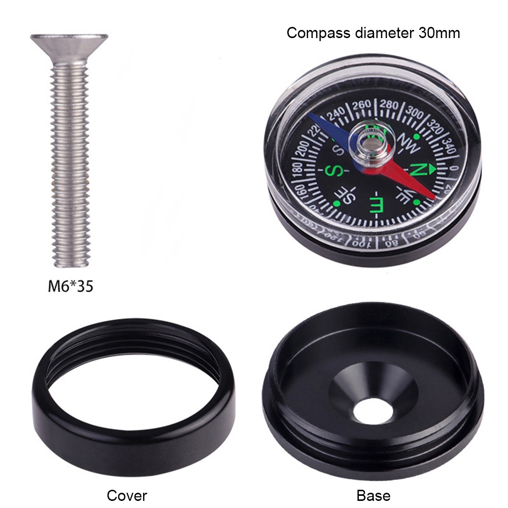 Handlebar Compass Lightweight Motorcycle Compass Waterproof Bicycle ...