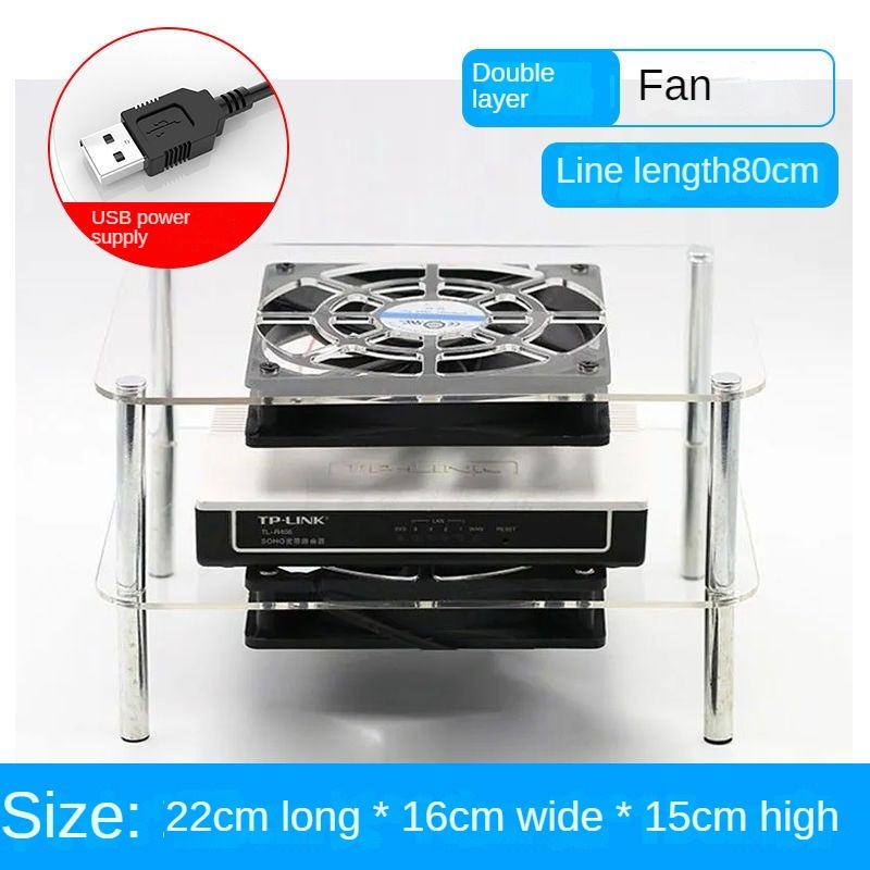 Router Cooling Rack ADSL Wireless Optical Modem Cooling Radiator Base ...
